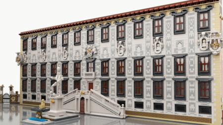 Piazza dei Cavalieri in 50.000 mattoncini Lego | NormaleNews on the web